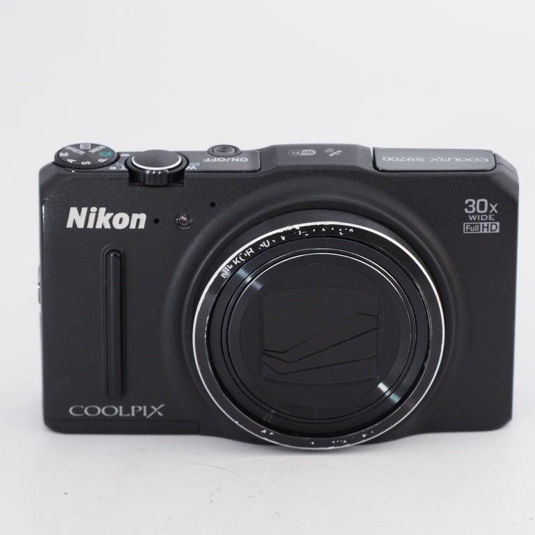Nikon ニコン デジタルカメラ COOLPIX S9700 光学30倍 1605万画素 プレシャスブラック S9700BK #10920 ...