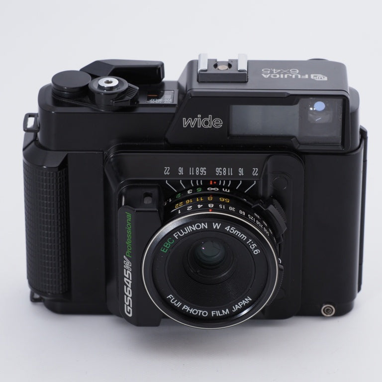 FUJIFILM 富士フイルム FUJICA GS645W Professional 6x4.5 Wide 45mm F5.6 中盤フィルム ...