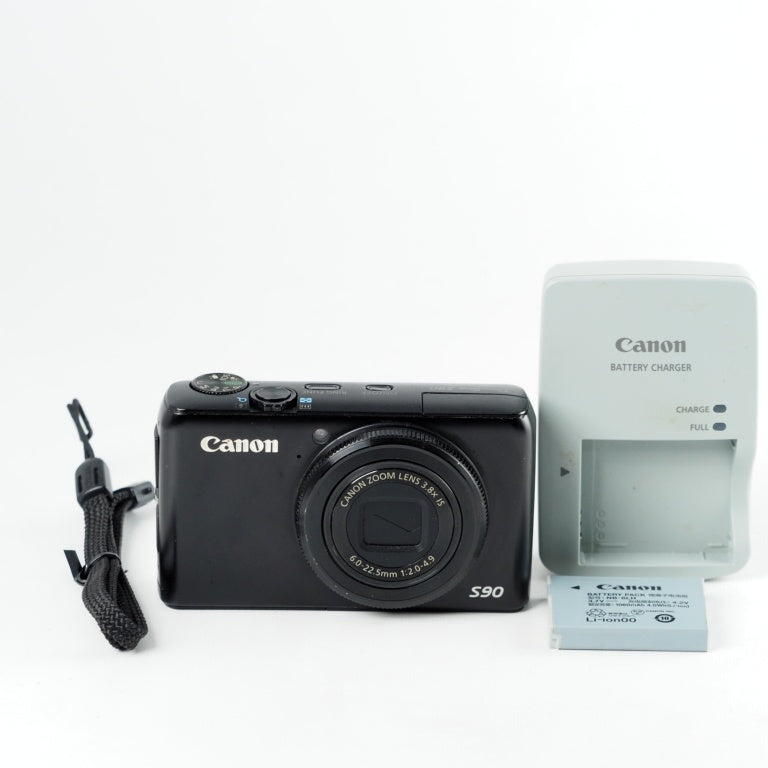 Canon デジタルカメラ PowerShot S90 PSS90 ブラック #13740 — カメラ本舗